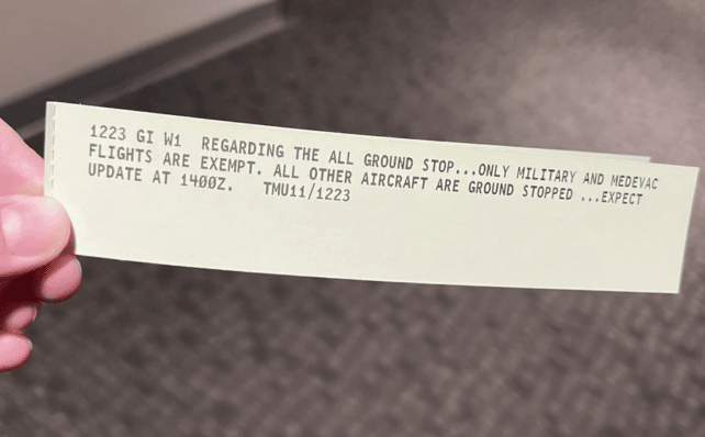 NOTAM System Failure Shuts Down U. S. Airspace | Transport Security ...